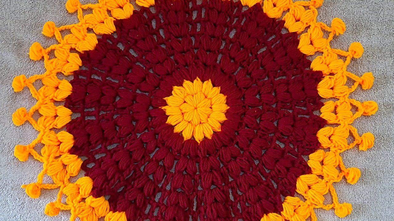 👌 VERY EASY CROCHET 😊 THALPOSH THALPOSH KE DESING 🔥 WOOLEN RUMAL - YouTube