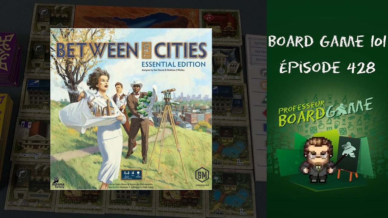 Board Game 101 (EP428) Between Two Cities Essential Edition - Règles et ...