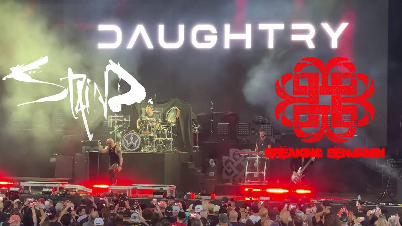 Daughtry Breaking Benjamin Staind Ameris Bank Amphitheatre 9/28/2024 ...