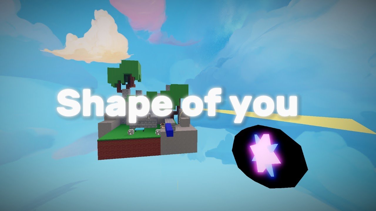 Shape of you 🍪Roblox Bedwars Montage! - YouTube