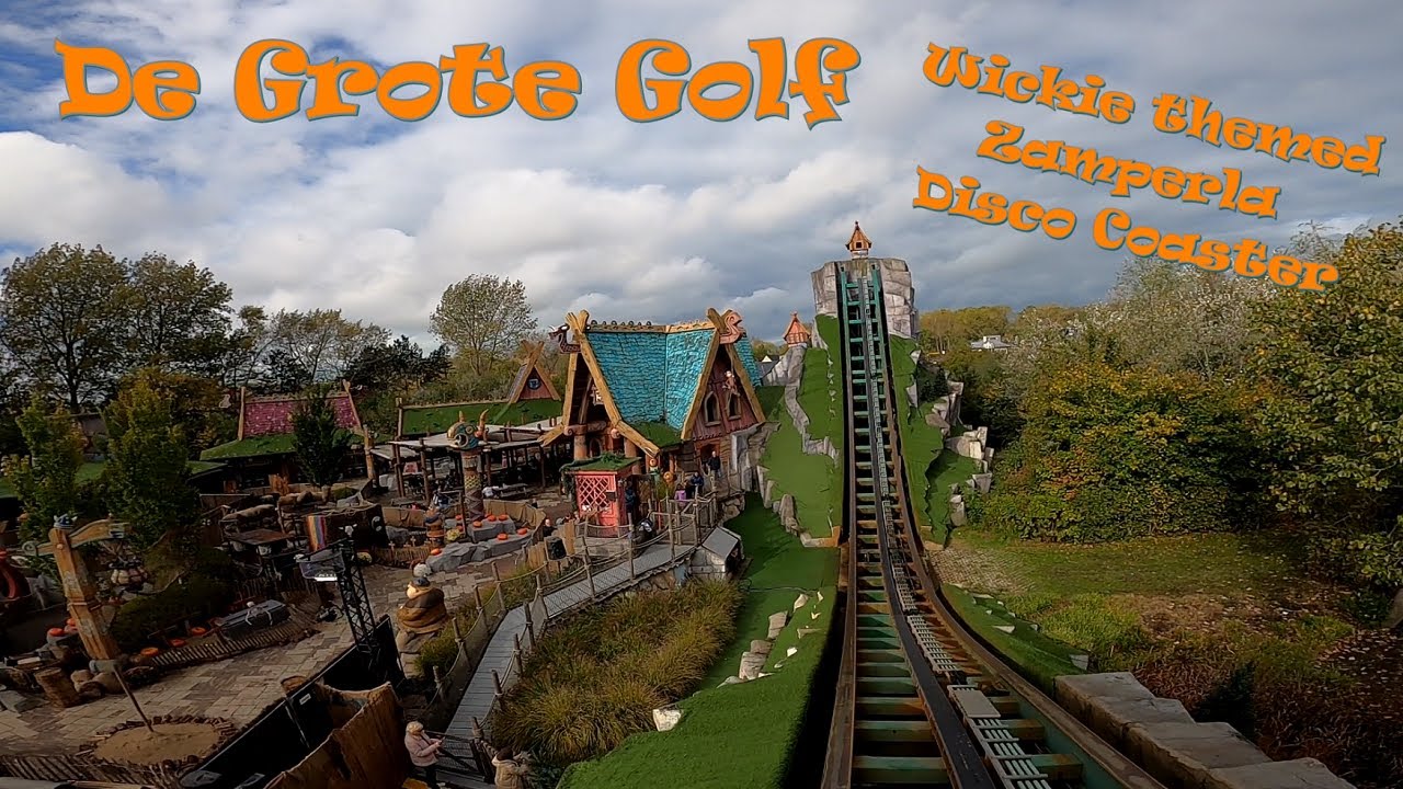 Belgiens einziger Disk'o Coaster! De Grote Golf (Plopsaland de Panne ...