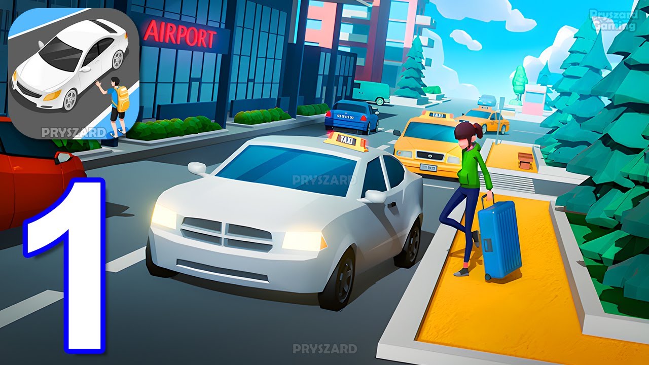 Pick Me Up 3D - Gameplay Walkthrough Part 1 Car Taxi Game (iOS, Android ...