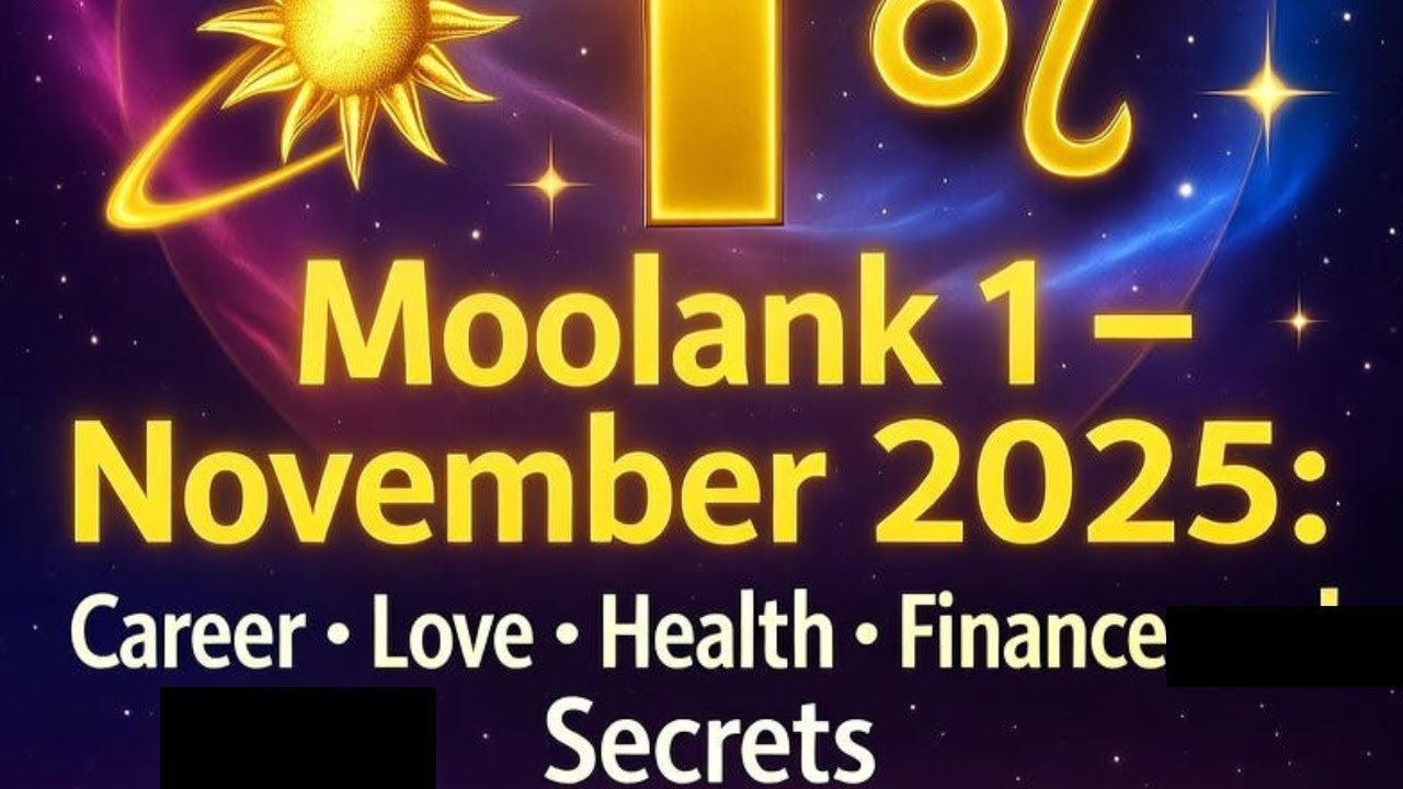 Moolank 1 Forecast | Career, Love, Health & Finance Secrets – Nov 2025 ...