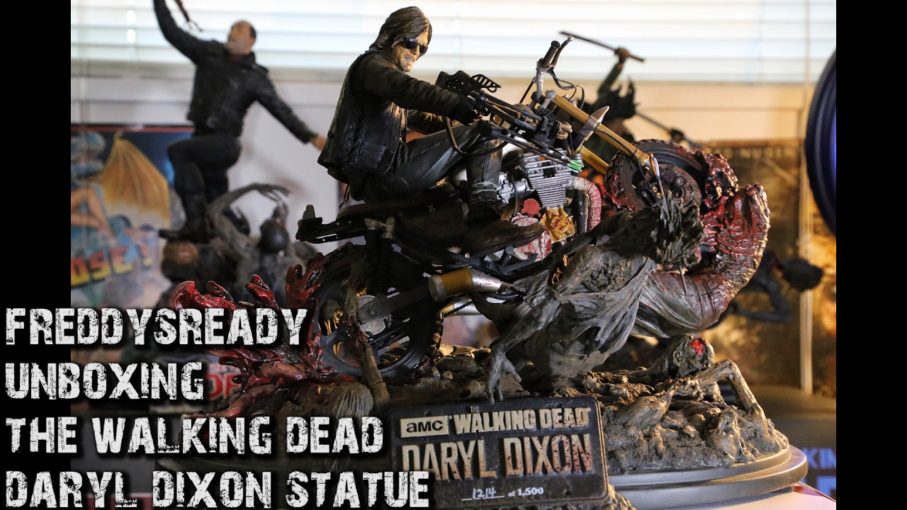 Unboxing Daryl Dixon Resin Statue - AMC's The Walking Dead - McFarlane ...