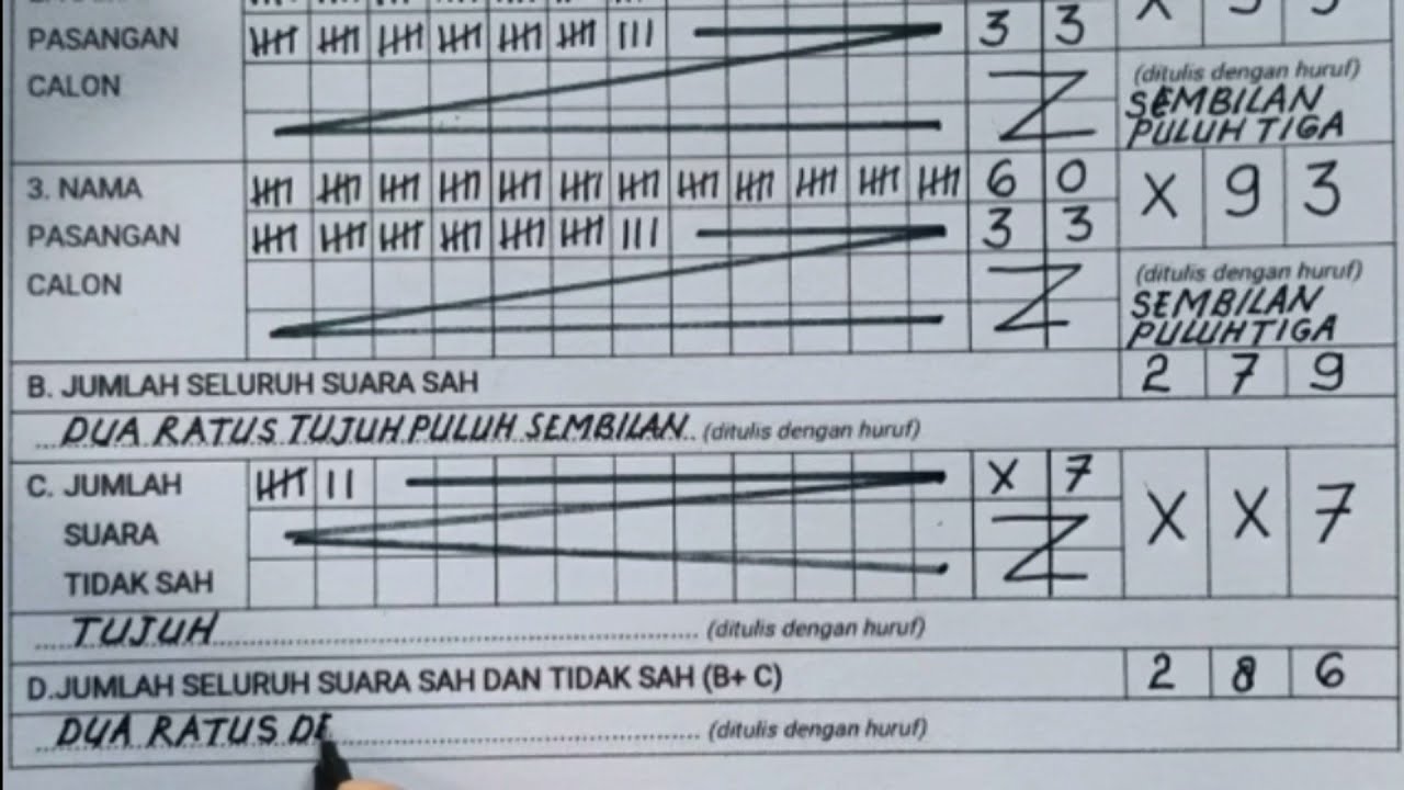 CARA PENGISIAN FORMULIR MODEL C PILPRES 2024 - YouTube