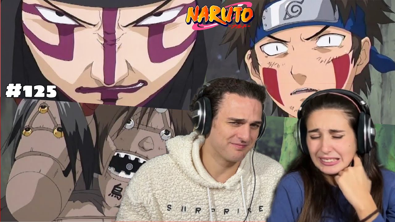 NARUTO Ep. 125 Reaction - RACCAPRICCIANTE! Sabbia VS Suono - YouTube