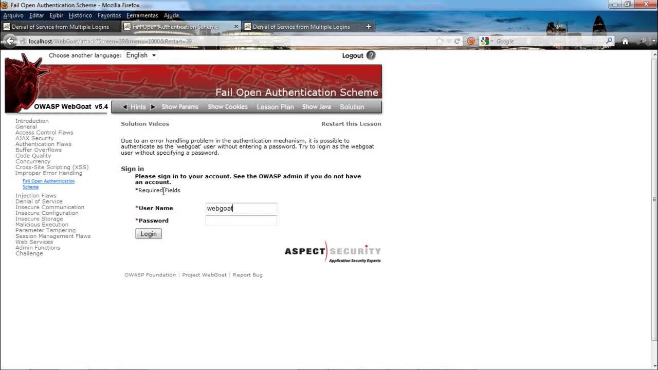 Fail Open Authentication Scheme - YouTube