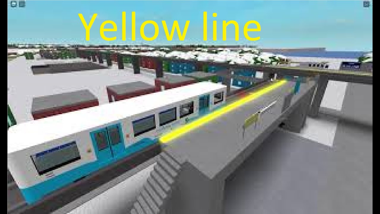 Ride on the Yellow metro line in experience the Robloxian Automatic ...