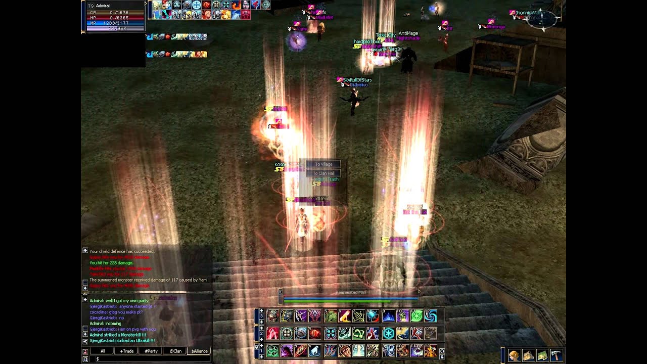 Lineage 2 Dragon-Network Tarantula Pre-Frintezza PvP - YouTube