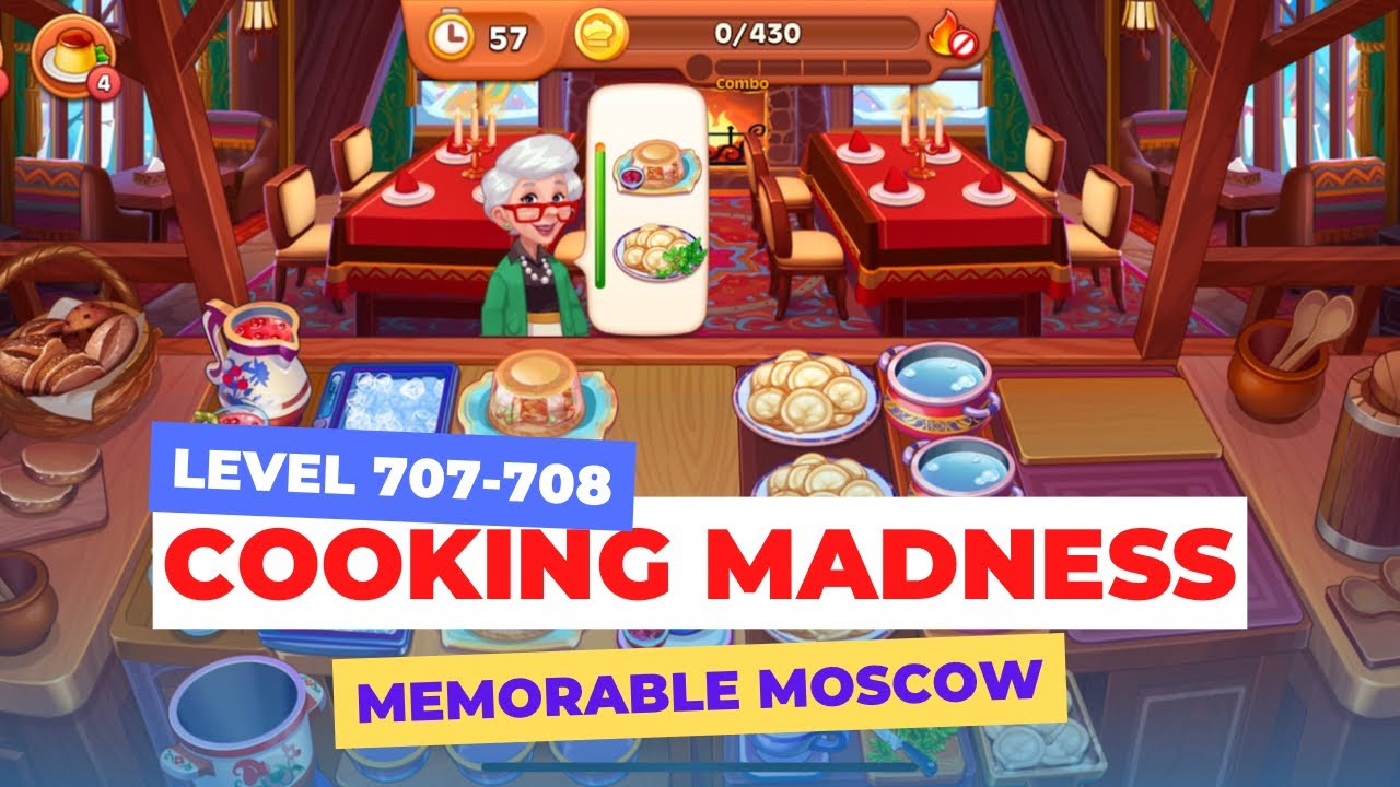 COOKING MADNESS LEVEL 707-708 WALKTHROUGH INDONESIA - YouTube