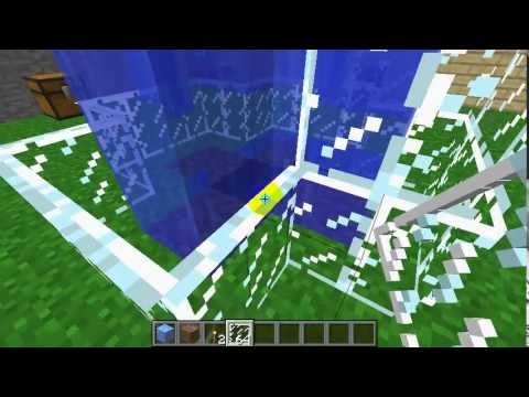 Build An AWESOME fountain in Minecraft with only Ice and Dirt (REALLY ...