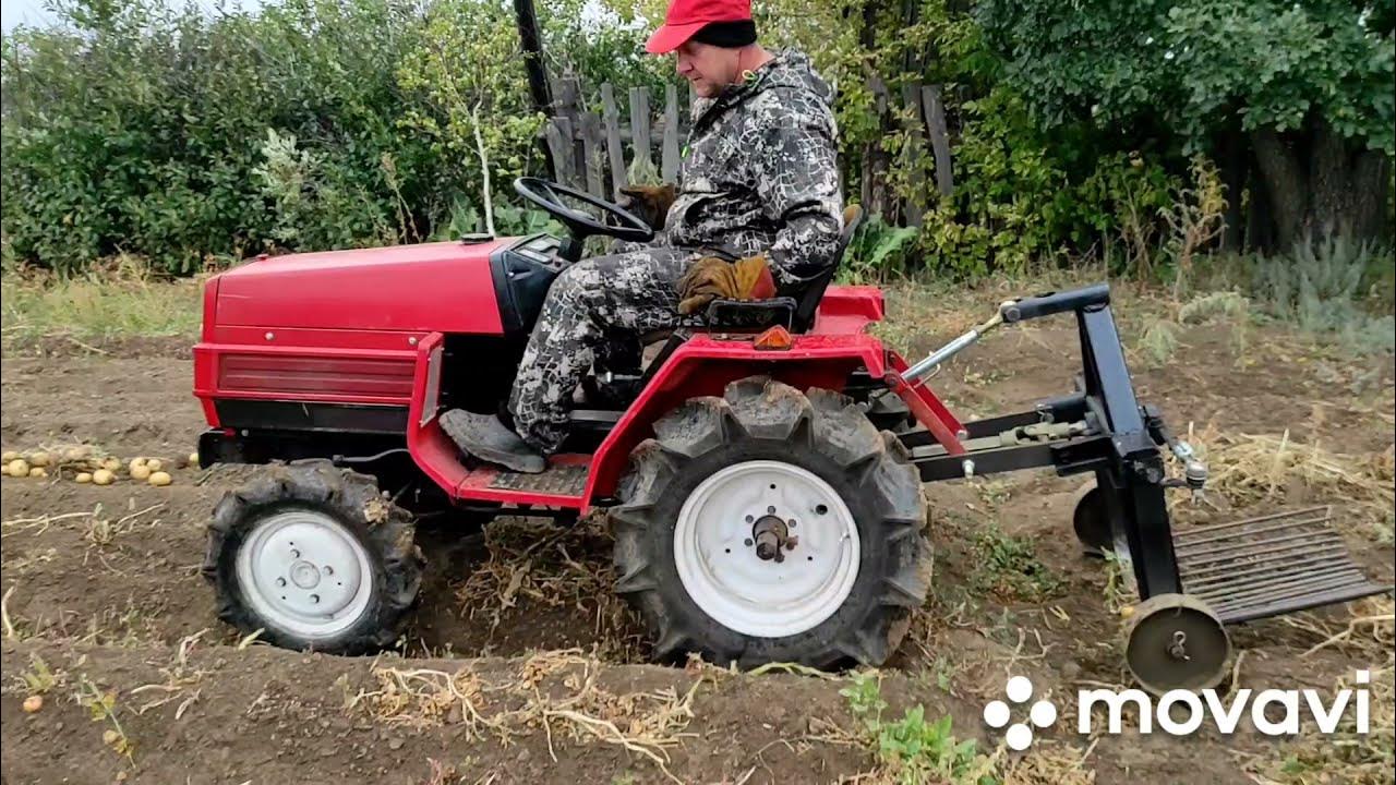 Вибролапа ,испытание самодельной картофелекопалки 2021 год 11 сентября ...