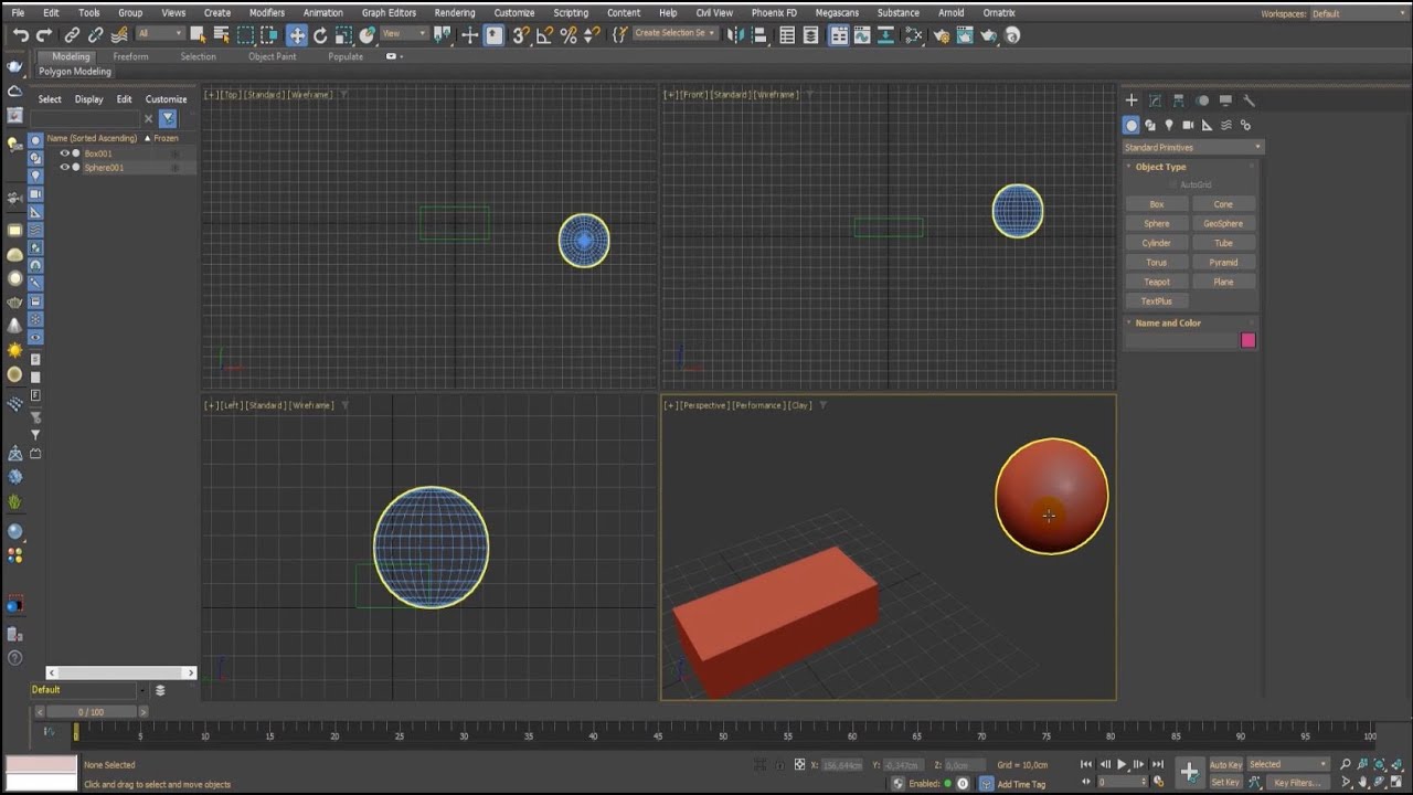 Premiers pas sur 3D Studio Max - 1ère Partie (1/2) - YouTube
