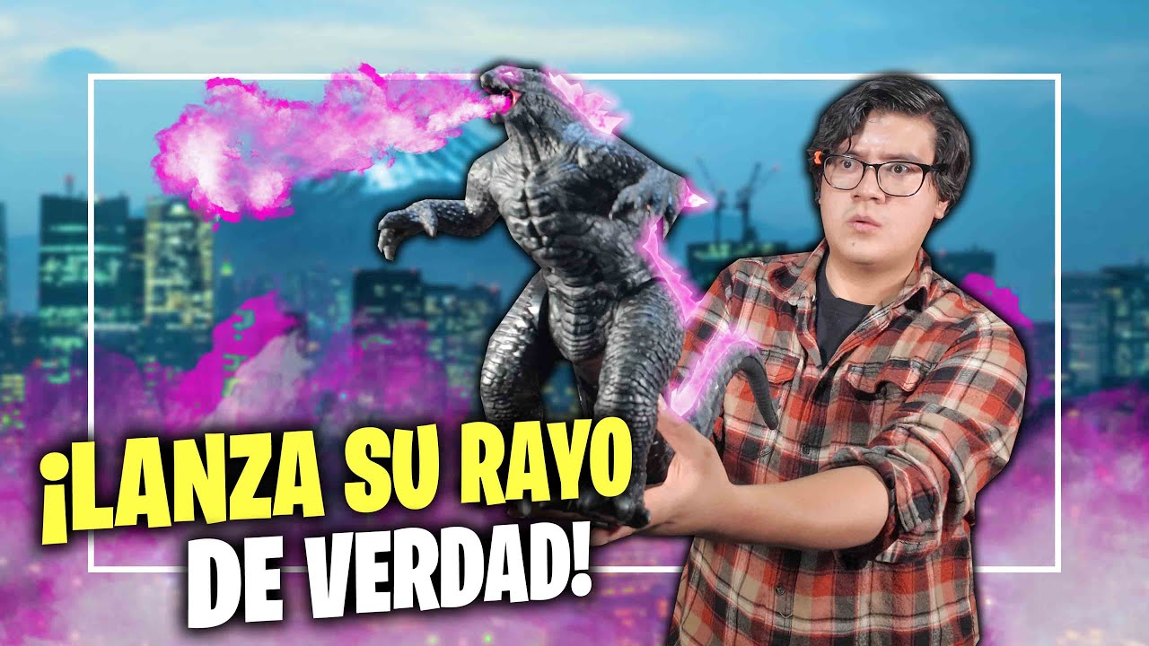 ESTA FIGURA DE GODZILLA CAMINA Y LANZA SU RAYO DE VERDAD 😱🔥 | El Tio ...