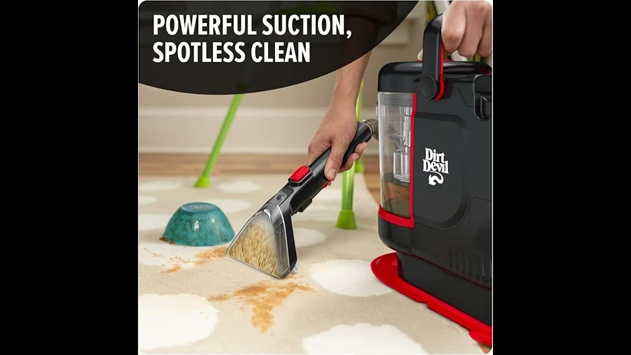 Dirt Devil Portable Spot Compact Carpet Cleaner for Carpet & Upholstery ...
