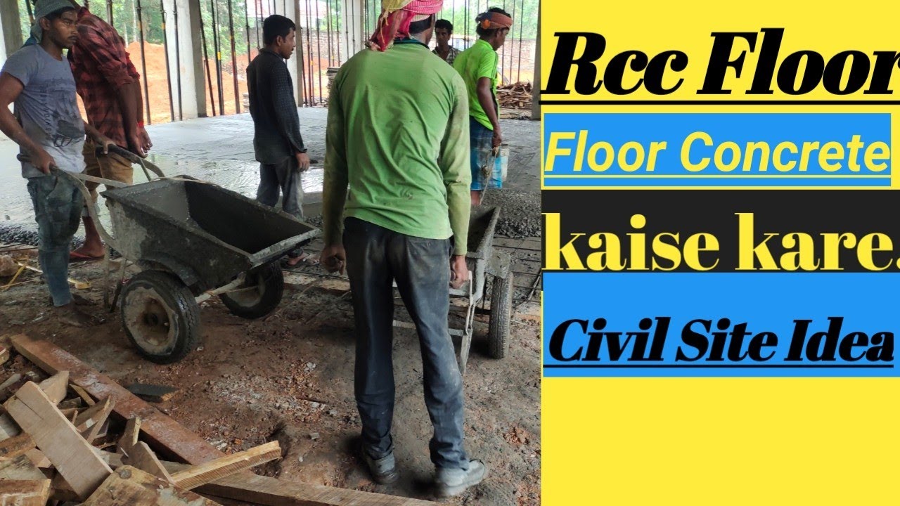 How To Rcc Floor Concrete - YouTube