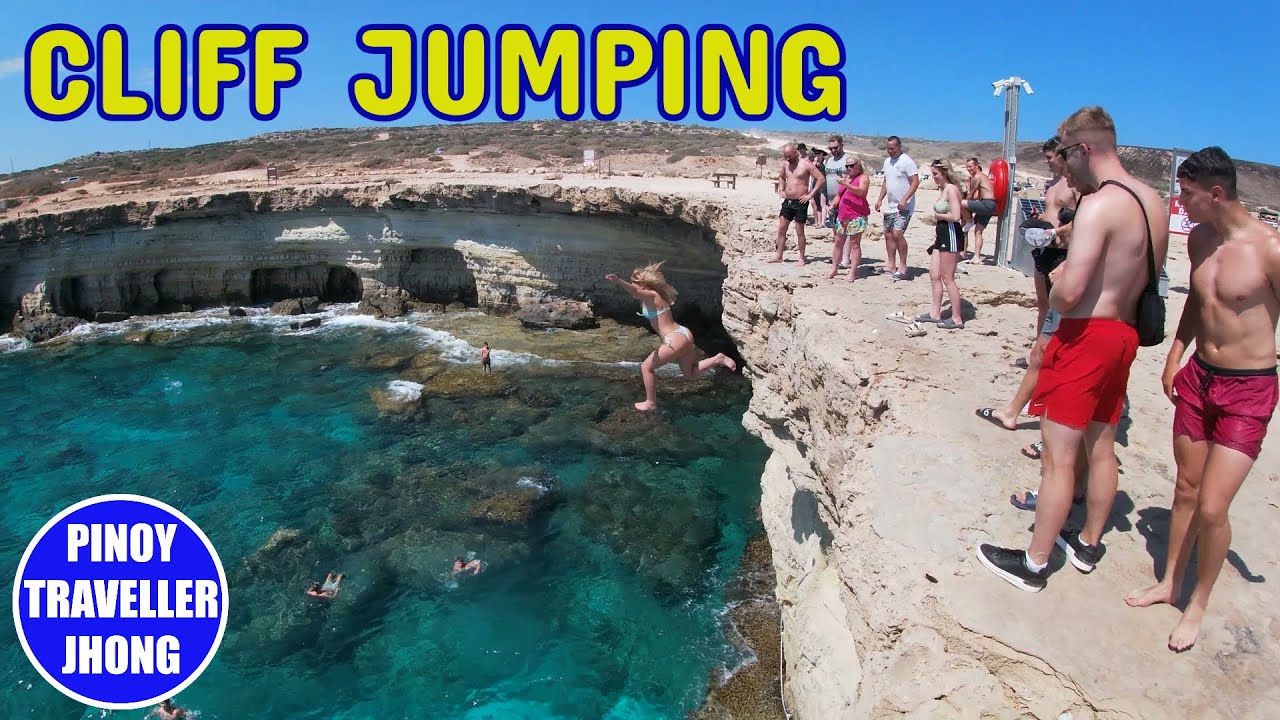 CLIFF JUMPING || CAPE GRECO #ayianapa part16 - YouTube