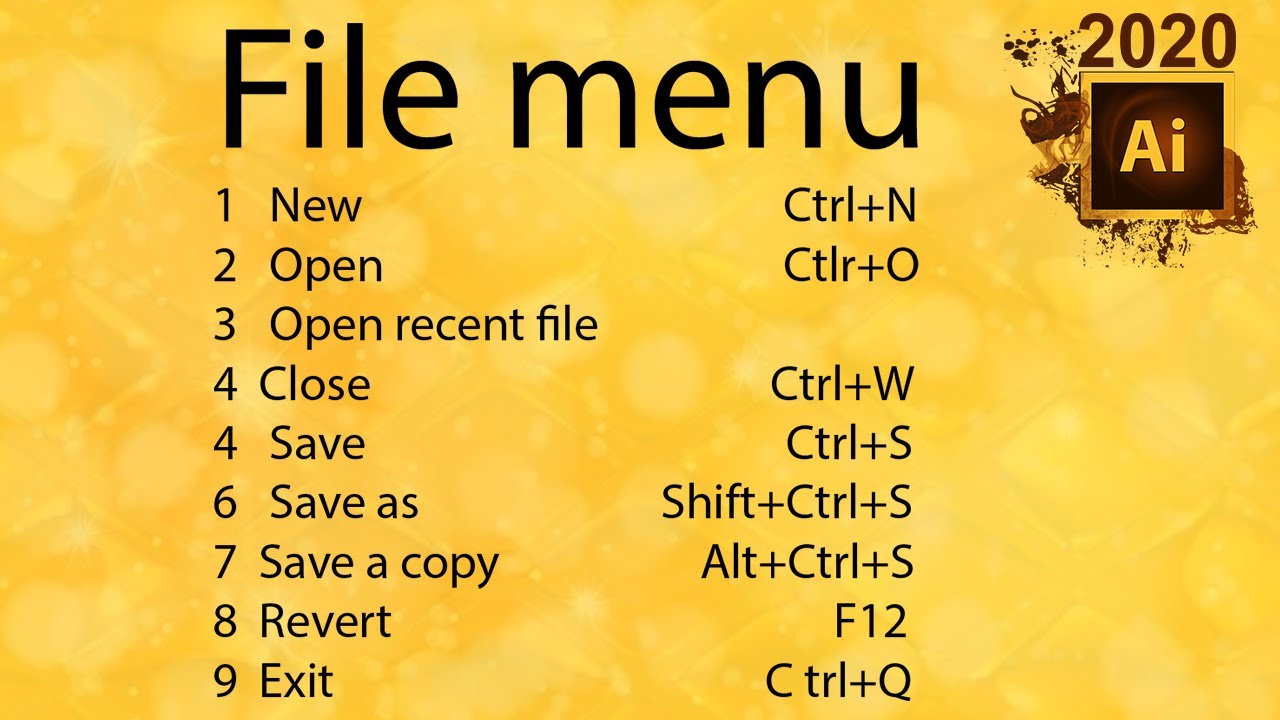 Adobe illustrator class 101 file menu Urdu/Hindi - YouTube
