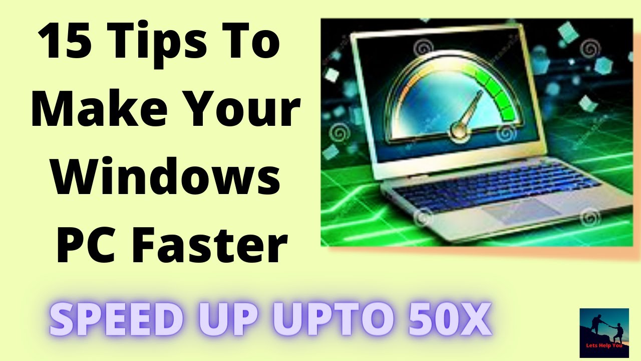How to Speed Up Windows 10 (Boost pc Perfomance) - YouTube