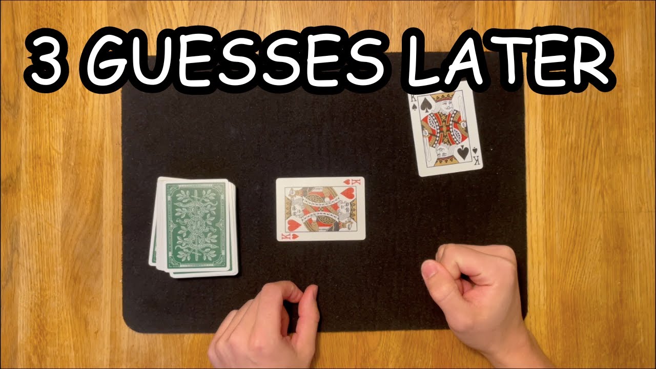 3 Guesses Later | Card Tricks and Magic Tutorials | WillDoesMagic - YouTube