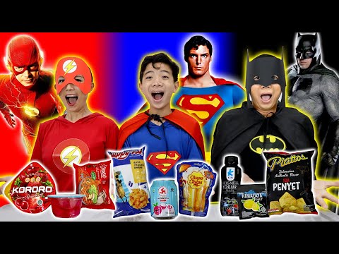 PILIH KARAKTER SUPERH3RO SESUAI PERMEN 1 WARNA !! SUPERMAN, BATMAN ...