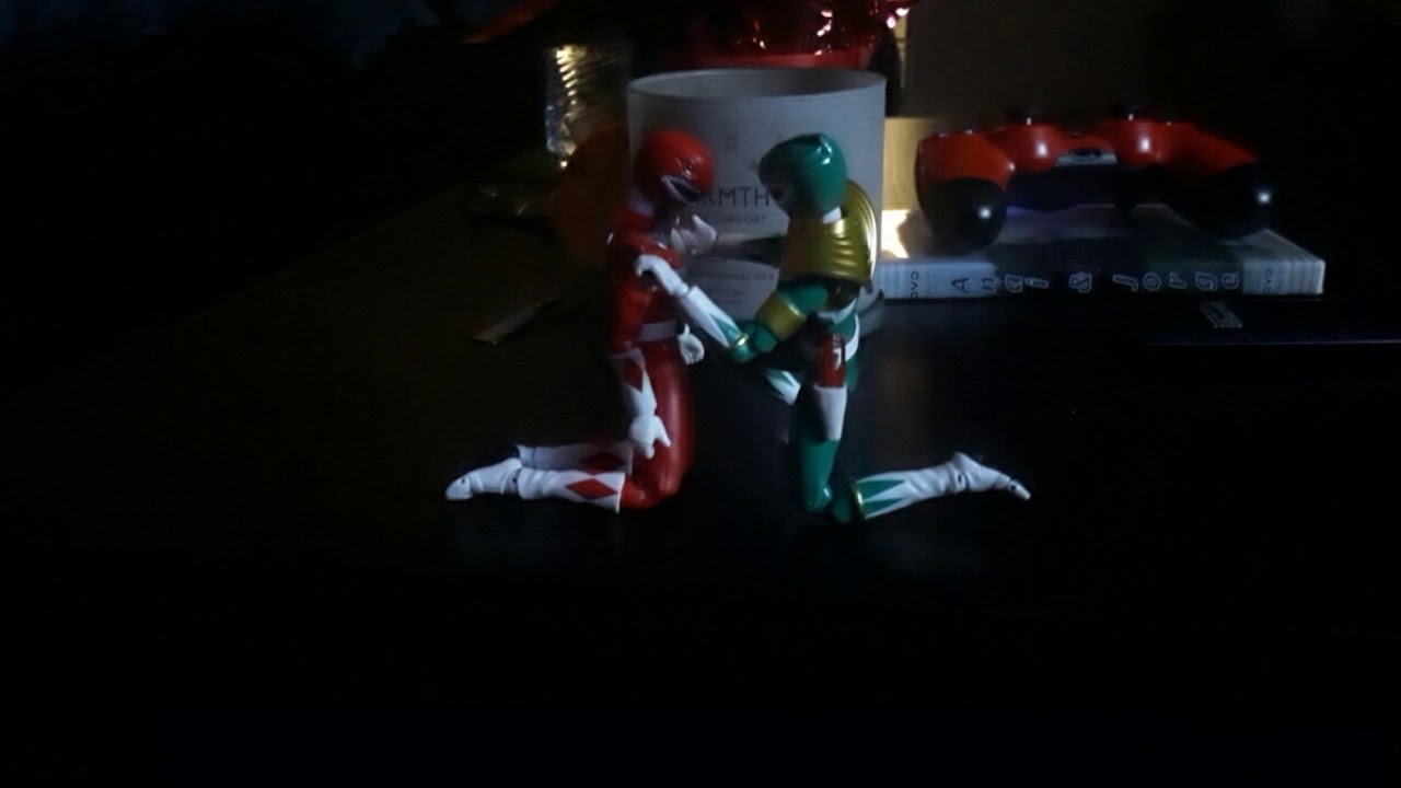Red Ranger vs Green Ranger stop motion Studio. - YouTube