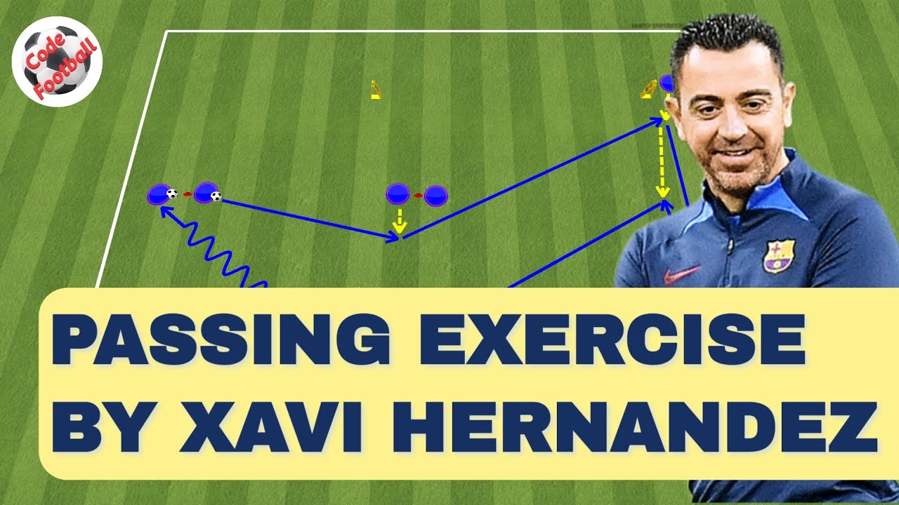 Passing exercise by Xavi Hernandez! - YouTube