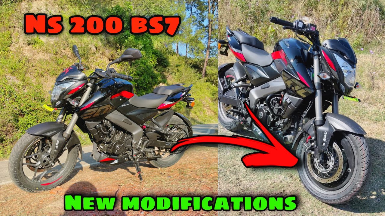 New Modification In Ns 200 Bs7 || Wheel Cover installed in NS200 Bs7 ...