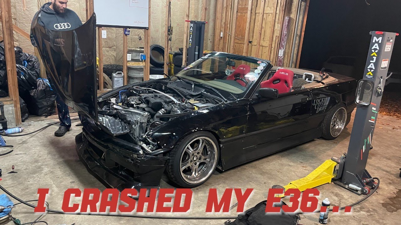 I CRASHED MY E36!!! (Part 1) - YouTube