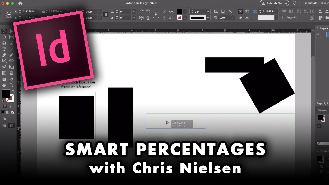 Working with Smart Percentages in InDesign - YouTube
