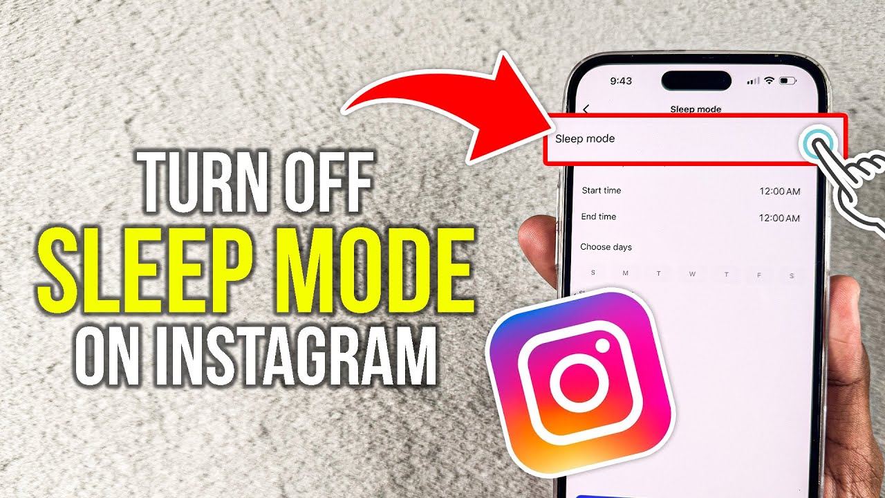 How to Turn OFF Sleep Mode on Instagram - 2025 - YouTube