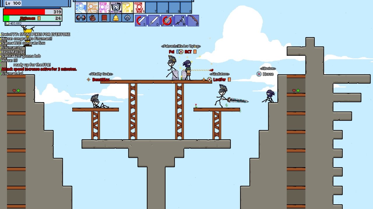 Agos (Stick Figure MMO): Lucifer's Bi-Weekly Tournament #17 - YouTube