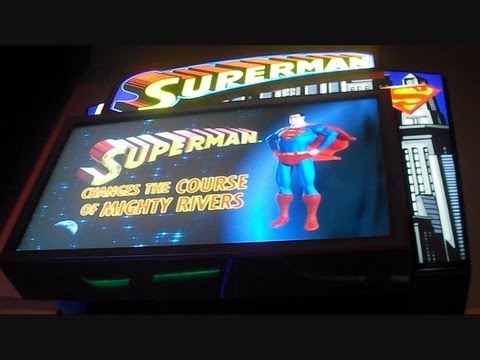 NEW GAME Superman BIG WIN Slot Machine Line Hit - YouTube