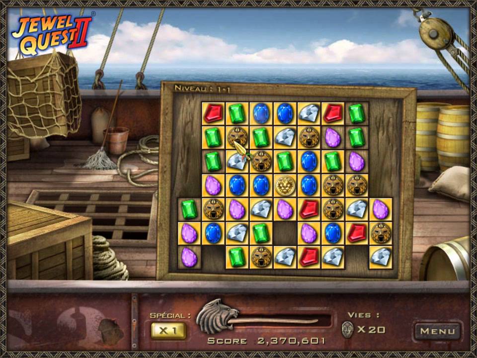Jewel Quest II - Niveaux Bonus 1 - Level 1-1 - YouTube