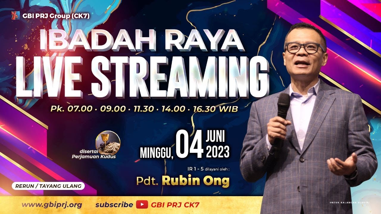 BOLDNESS SPIRIT (ROH KEBERANIAN) - Pdt. Rubin Ong - Online 04 Juni '23 ...