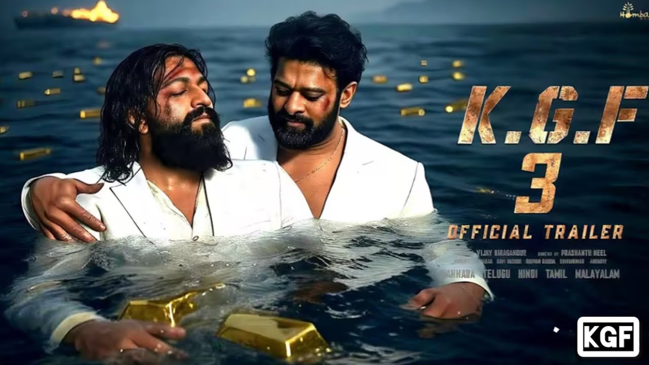 Official KGF chapter 3 trailer|| Yash || KGF|| Hindi version|| Roky ...