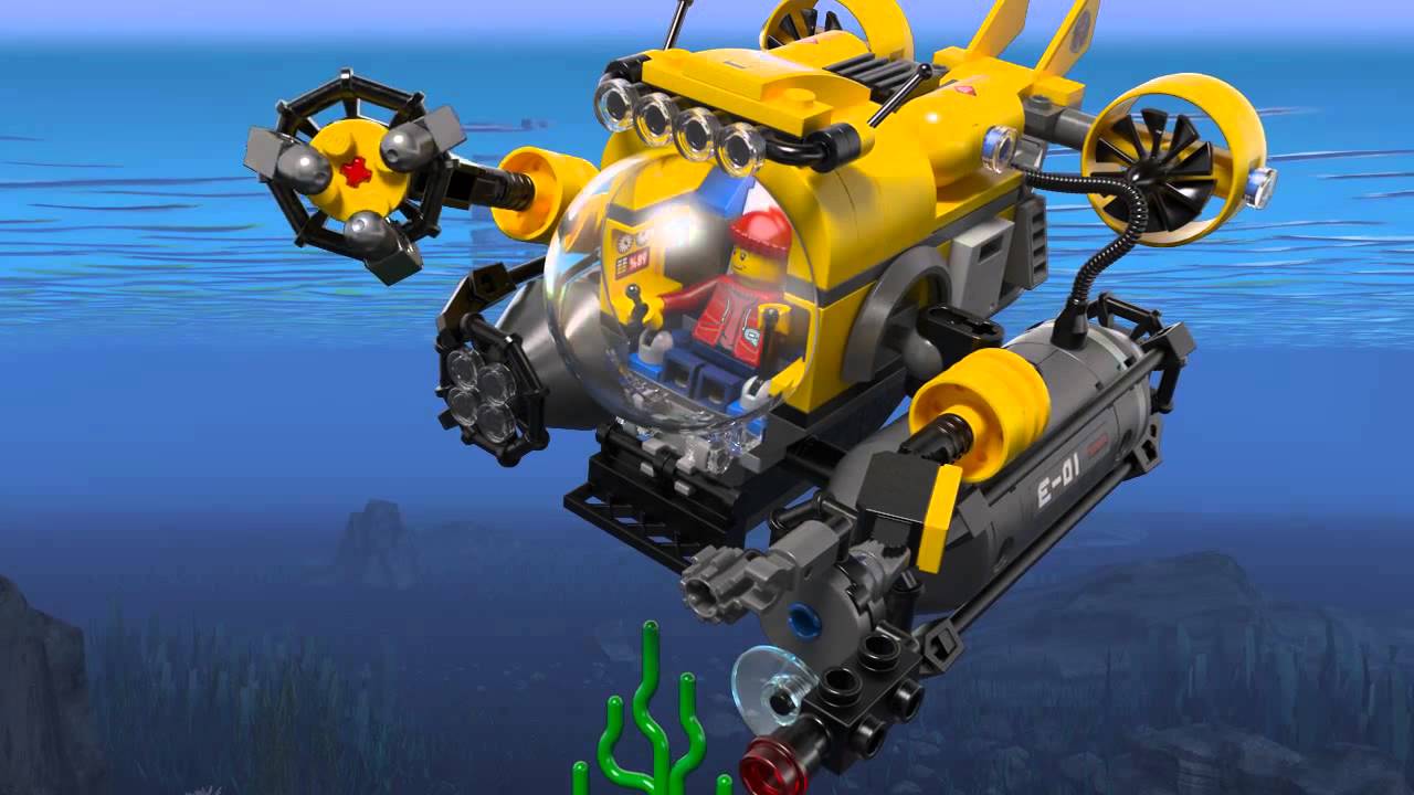 Lego 60092 | Deep Sea Explorers | Deep Sea Submarine | 3D Review - YouTube