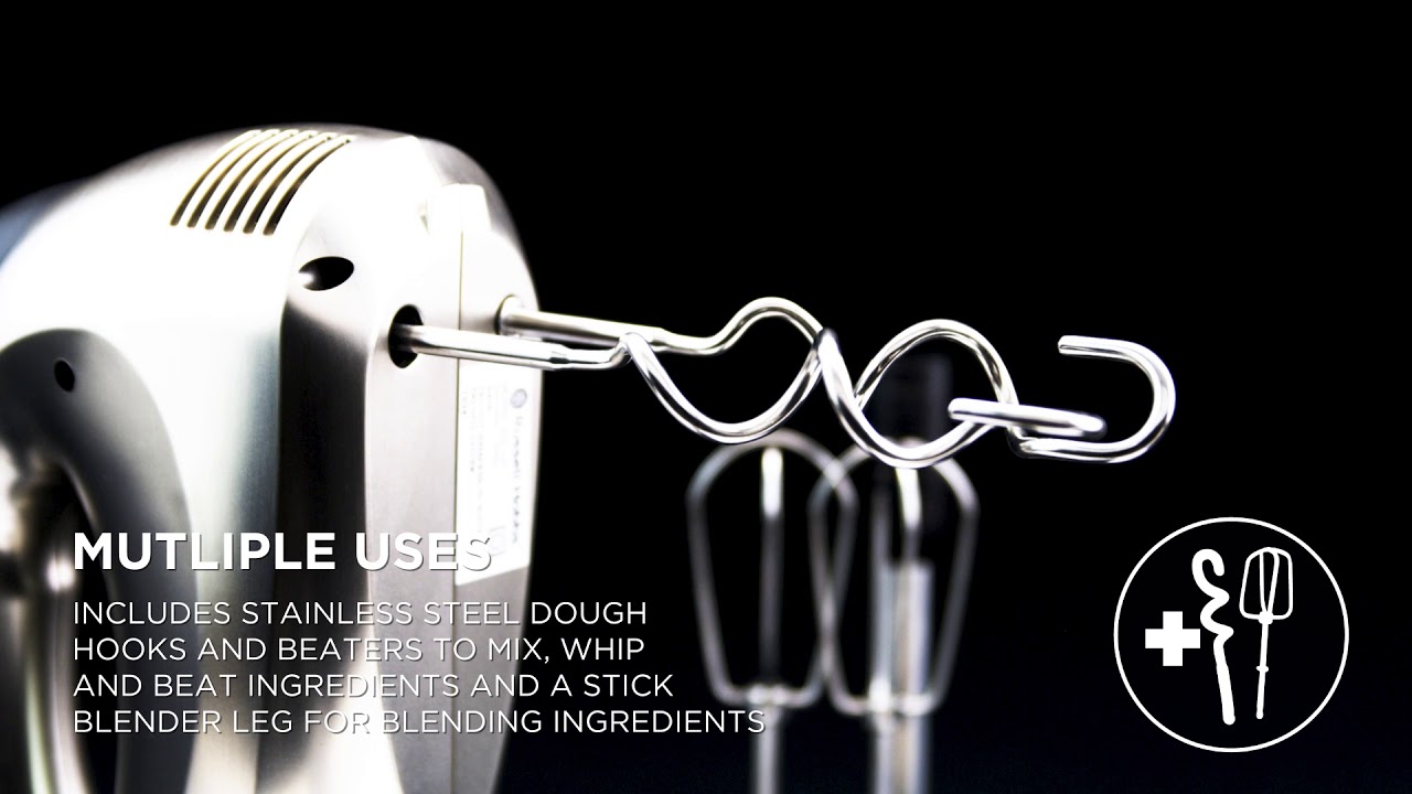 Russell Hobbs Satin Hand Mixer Duo RH1140 - YouTube