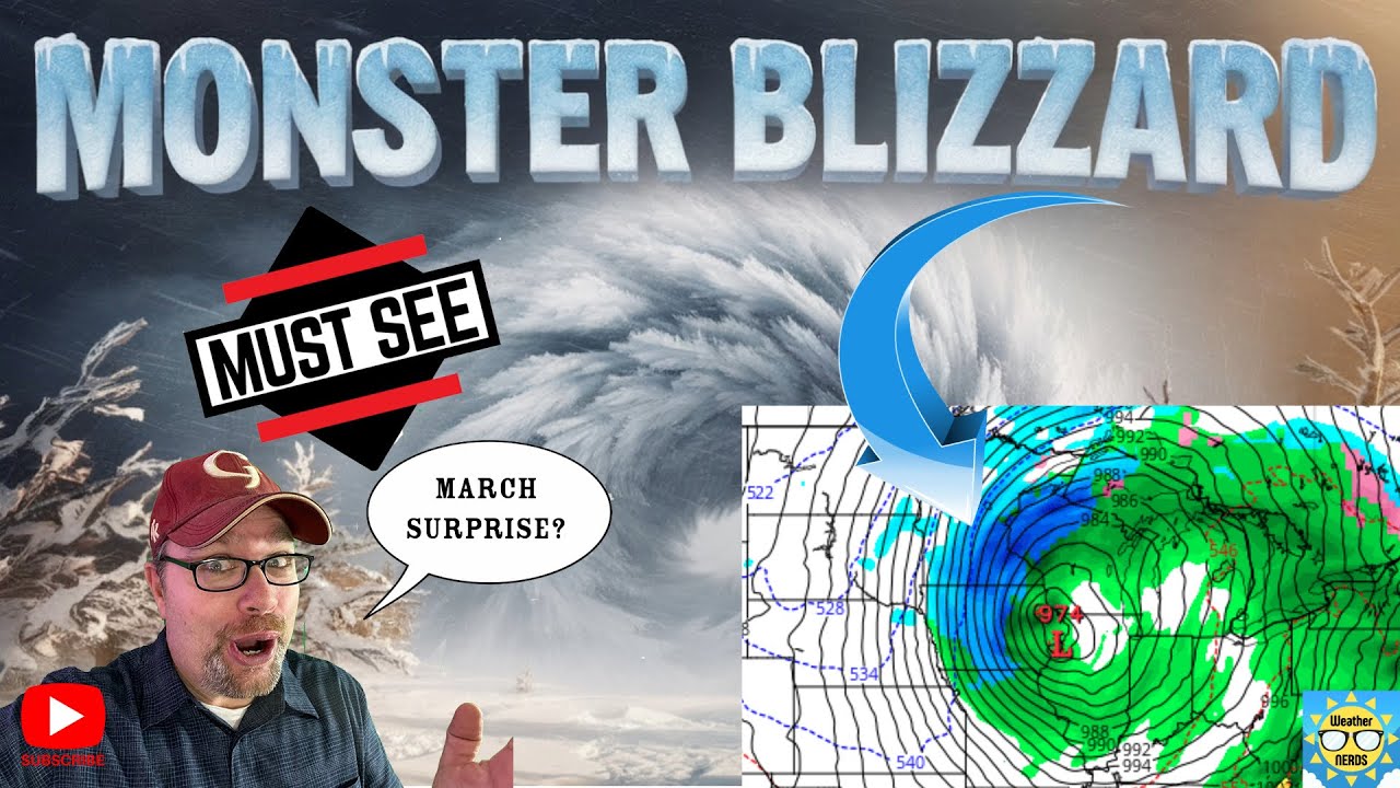 BIG STORM MAY PRODUCE BLIZZARD & SEVERE WEATHER! - YouTube