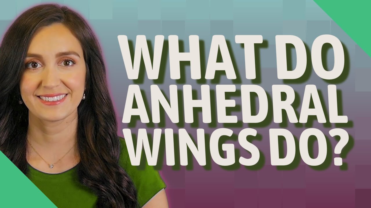 What do Anhedral Wings do? - YouTube