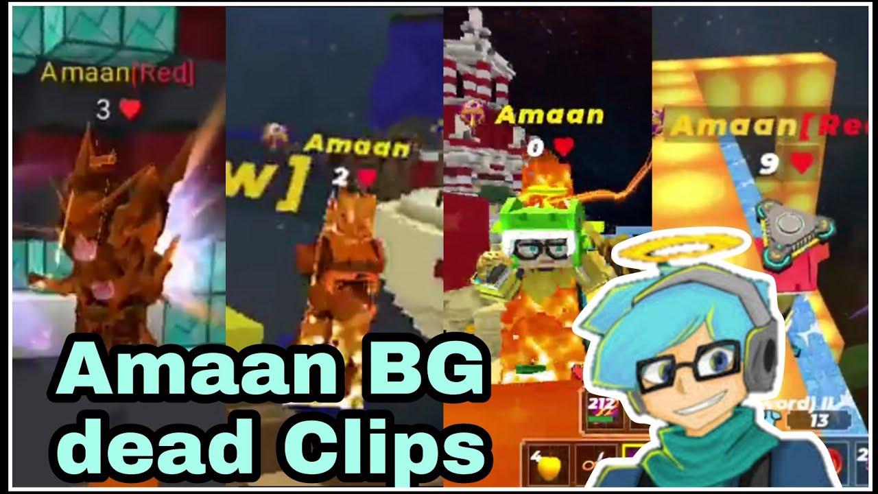 Amaan Dead Clips From BGTubers Videos [Blockman Go Bedwars] @AMAANBG ...