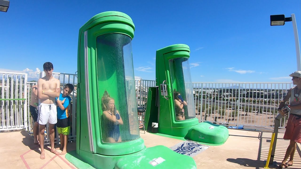 Double Dare (Track 1) - EXTREME SuperLOOP Trapdoor Slide | Golfland ...