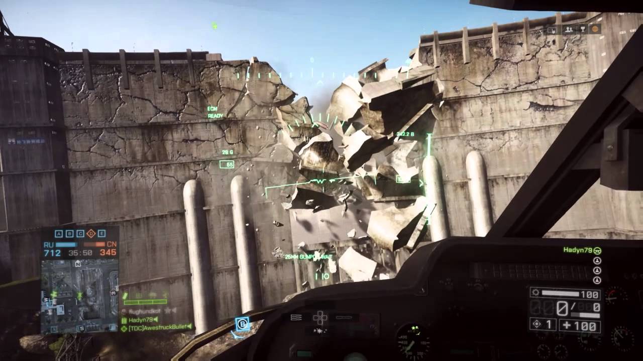 How to destroy a dam in Battlefield 4™ - YouTube