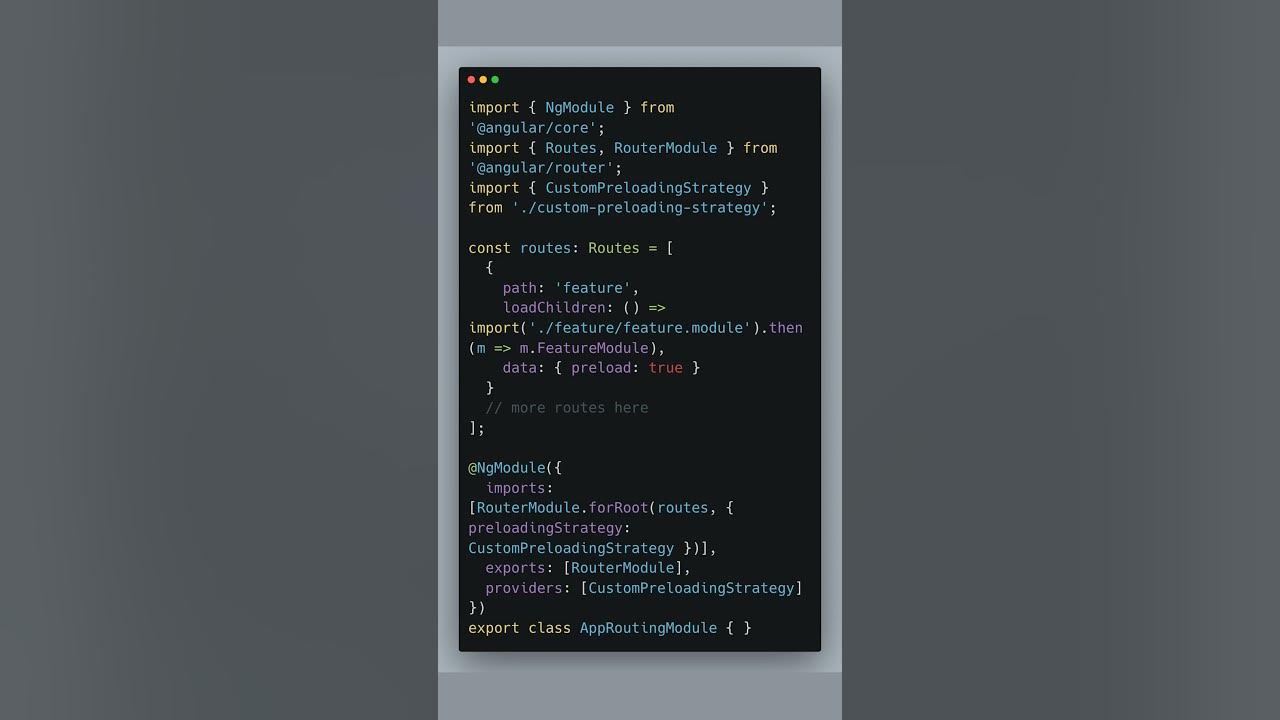 Supercharge Angular with Offline Preloading #Angular - YouTube
