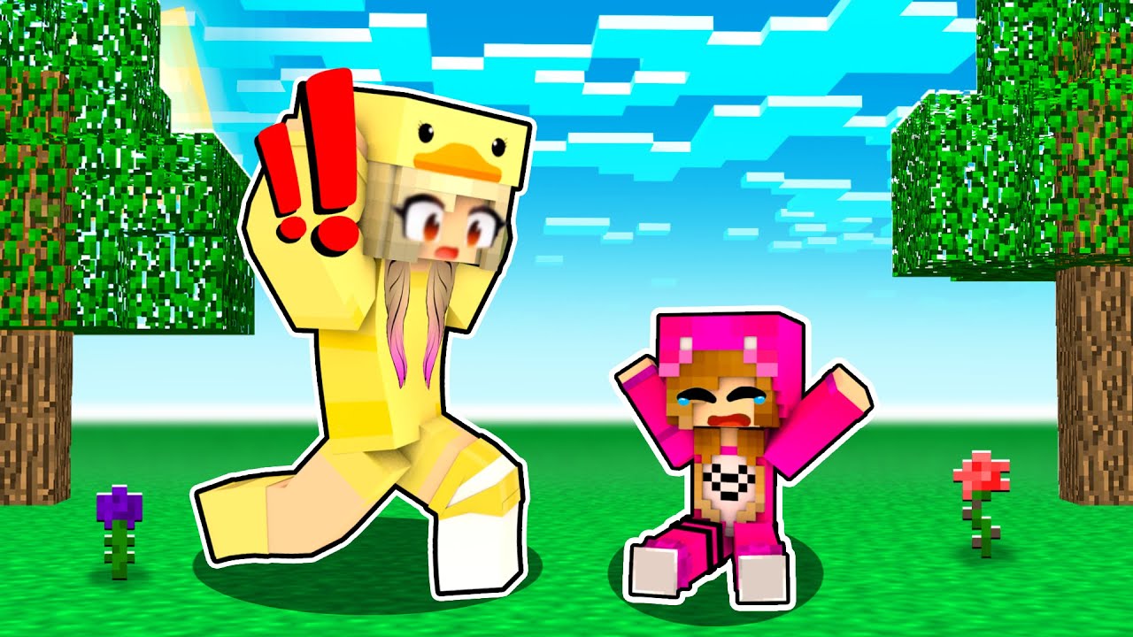 ELA SE CONVIERTE EN BEBÉ EN MINECRAFT - YouTube