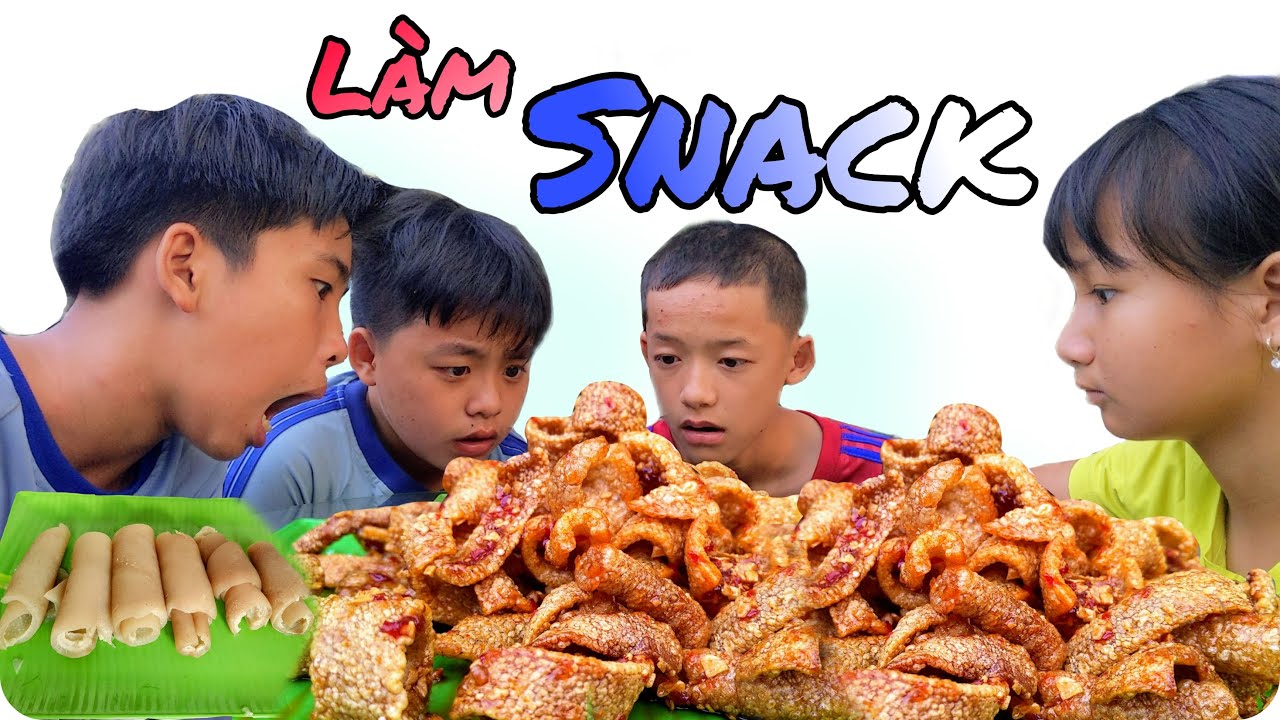 Thử Làm Snack Từ Da Heo - Da Heo Chiên Giòn Sốt Bơ Tỏi. - YouTube