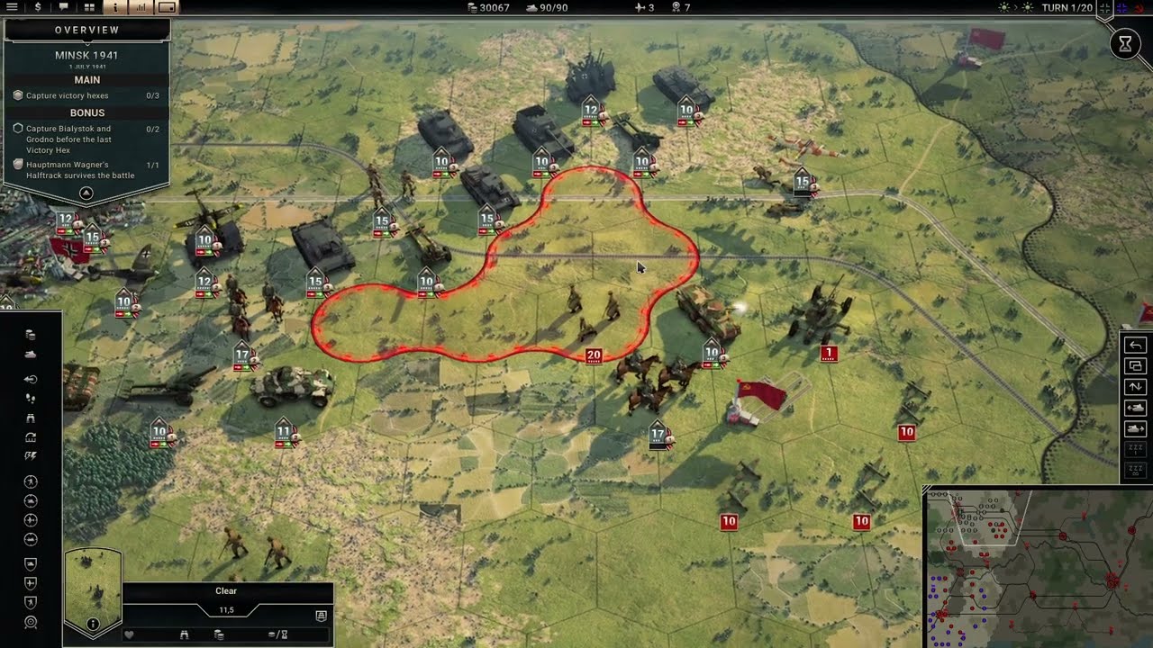 Panzer Corps 2 | AO 1941 | GC1.52A Minsk 1941 Part 1 | Generalissimus ...