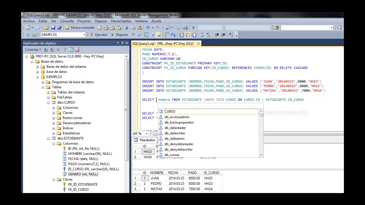 curso SQL SELECT base de datos parte 33 - YouTube