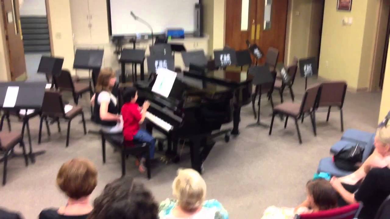 Andrew's piano recital version 1 - YouTube