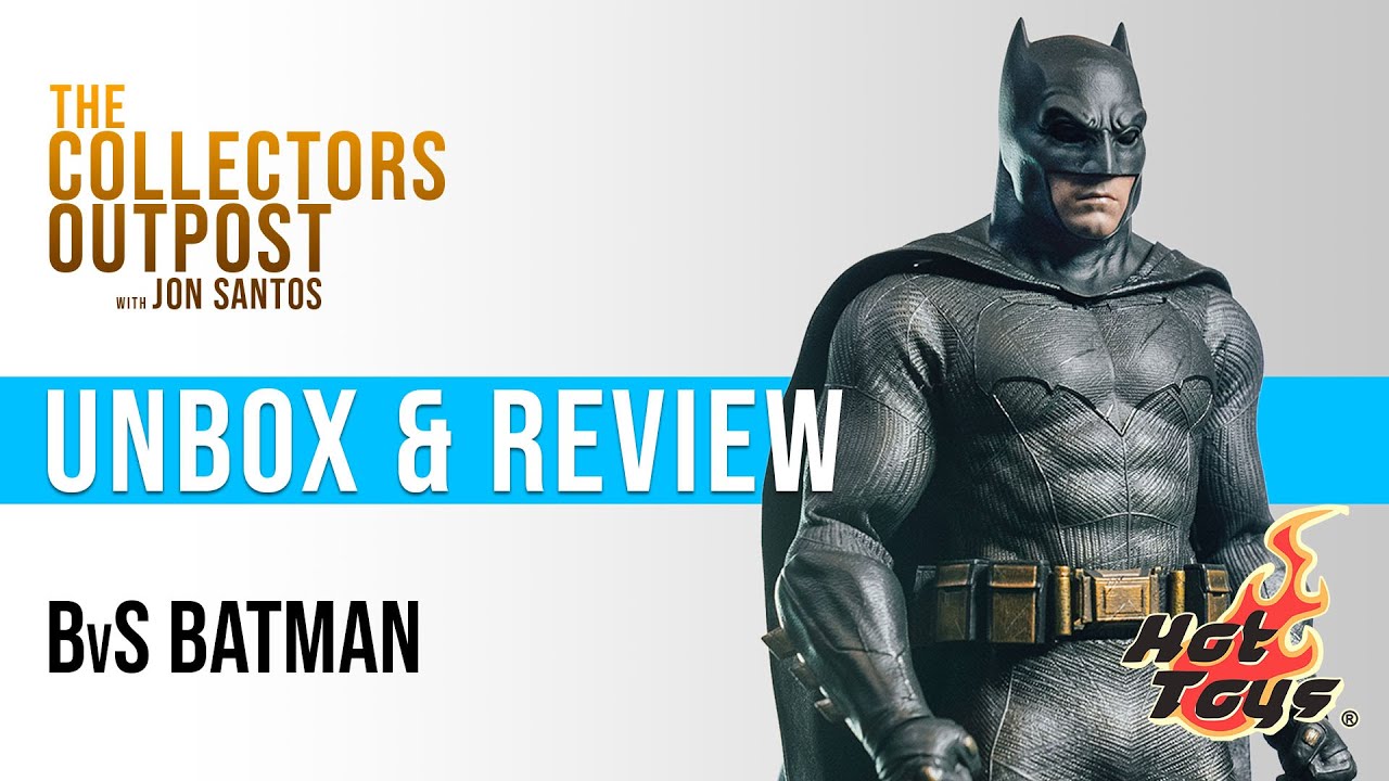 Hot Toys BVS Batman Dawn of Justice 1:6 scale unboxing and review - YouTube
